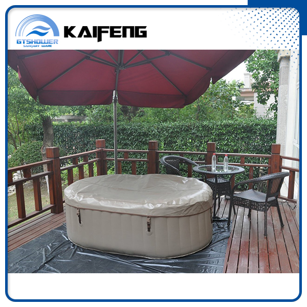 2 Person Inflatable Hot Tub with Air Bubble